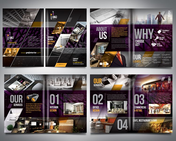 Desain Profil Perusahaan (6-16 Halaman)