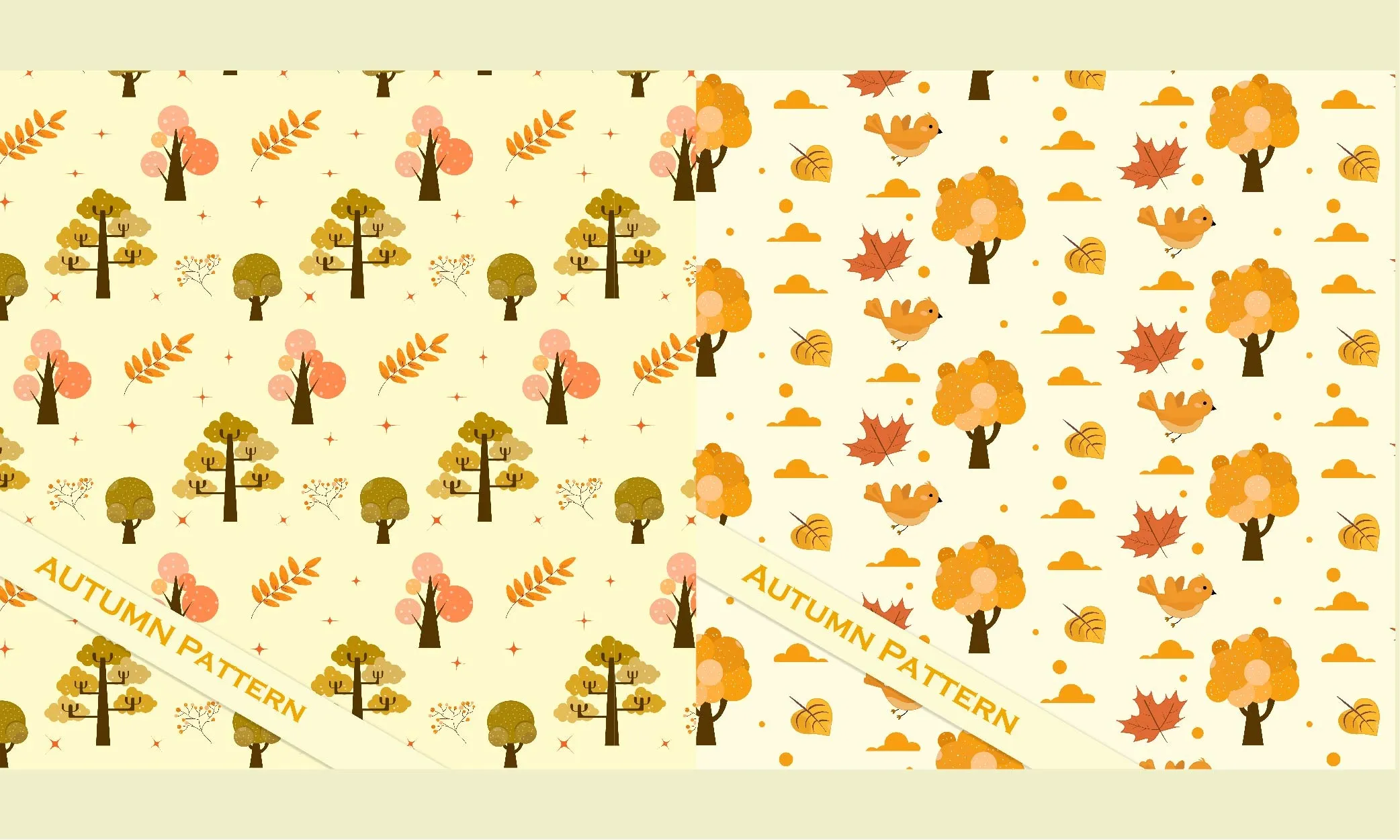 Design pattern yang unik, pola cetak tekstil, dan kemasan