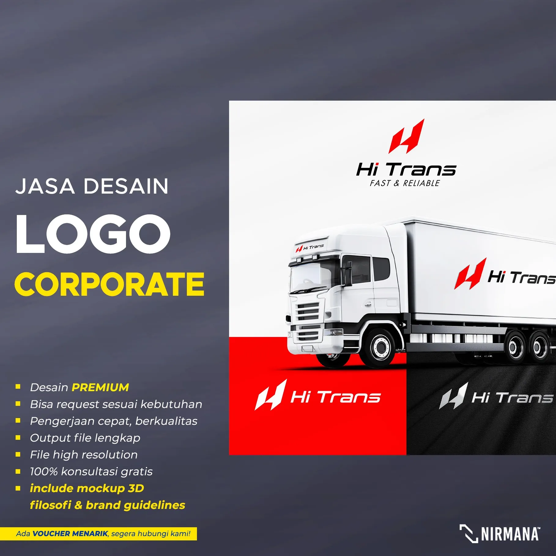 Desain Logo Corporate Profesional #PREMIUM