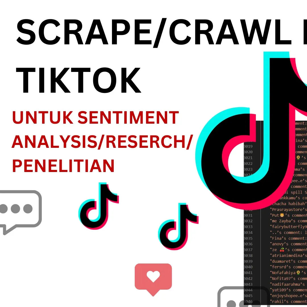 Scrape/Crawl Data Komentar Tik Tok