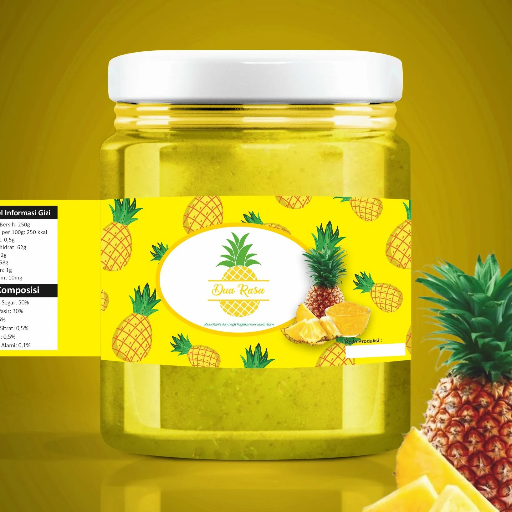 Desain Label Produk Makanan Dan Sambal