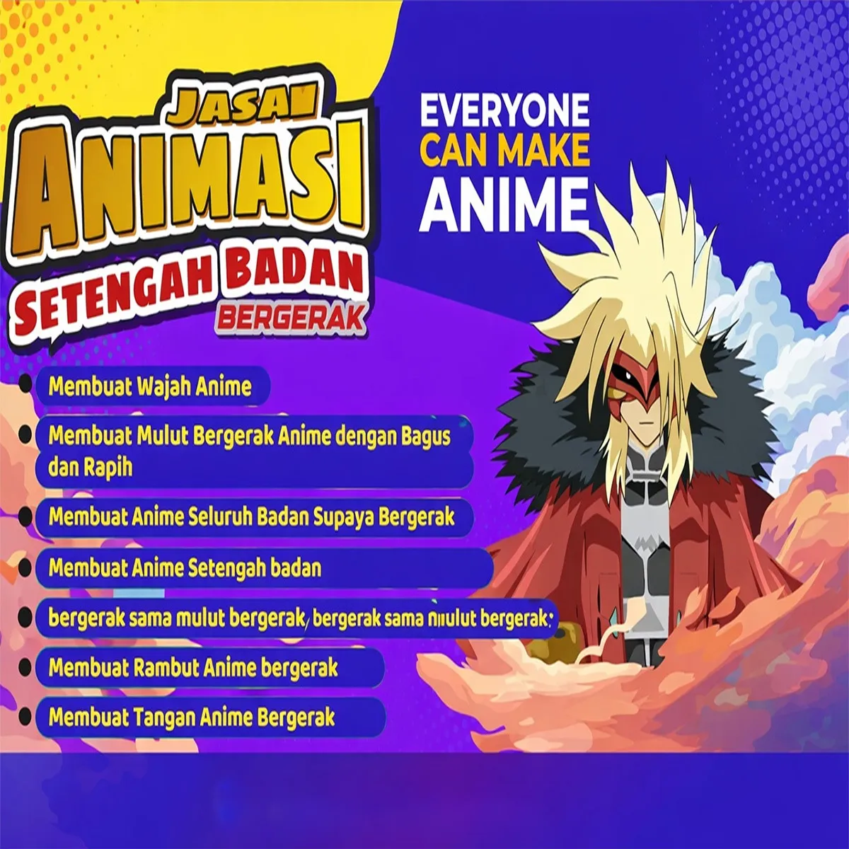 Kursus Dan Jasa Animasi Live 2D
