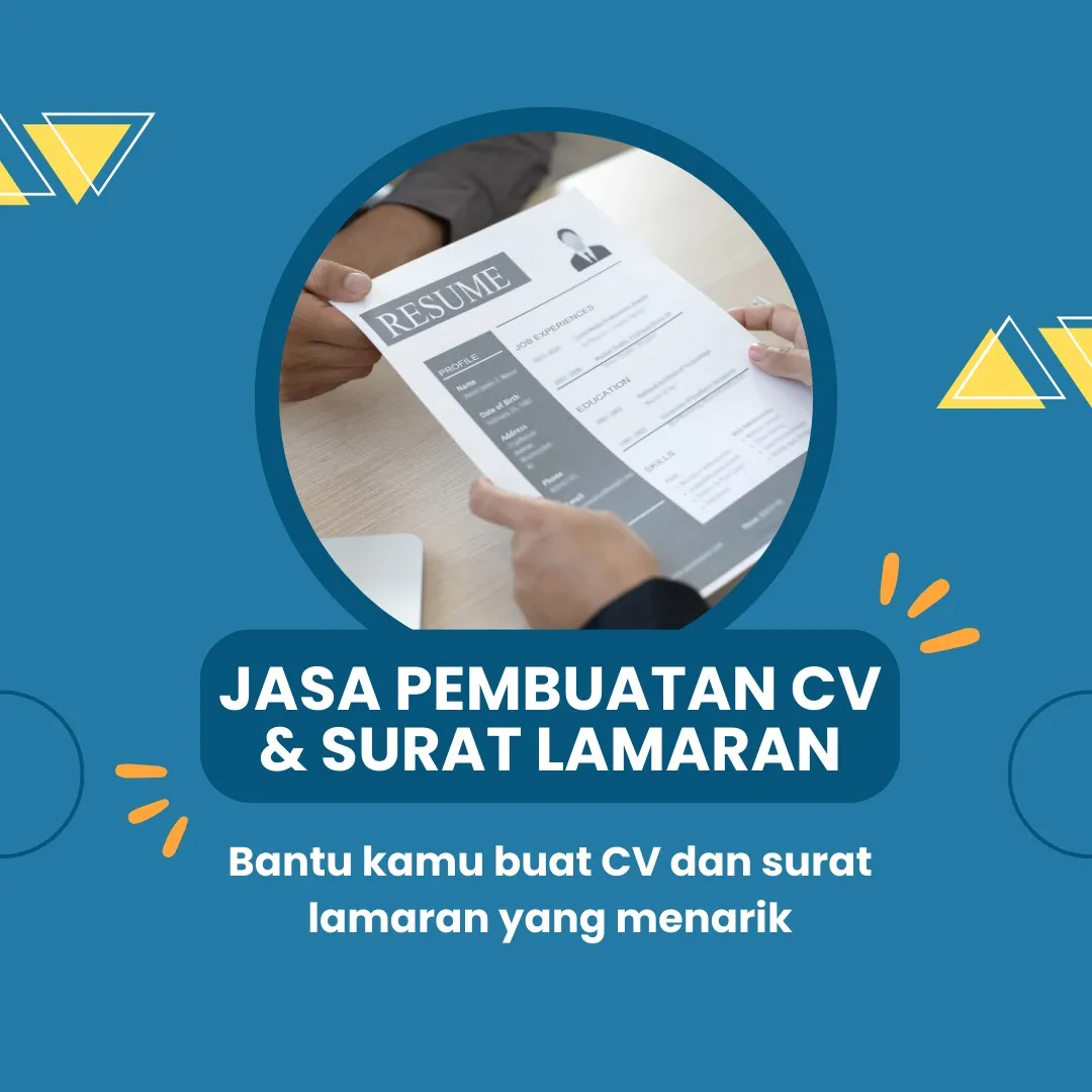 Jasa Pembuatan CV ATS, CV Kreatif, & Surat Lamaran
