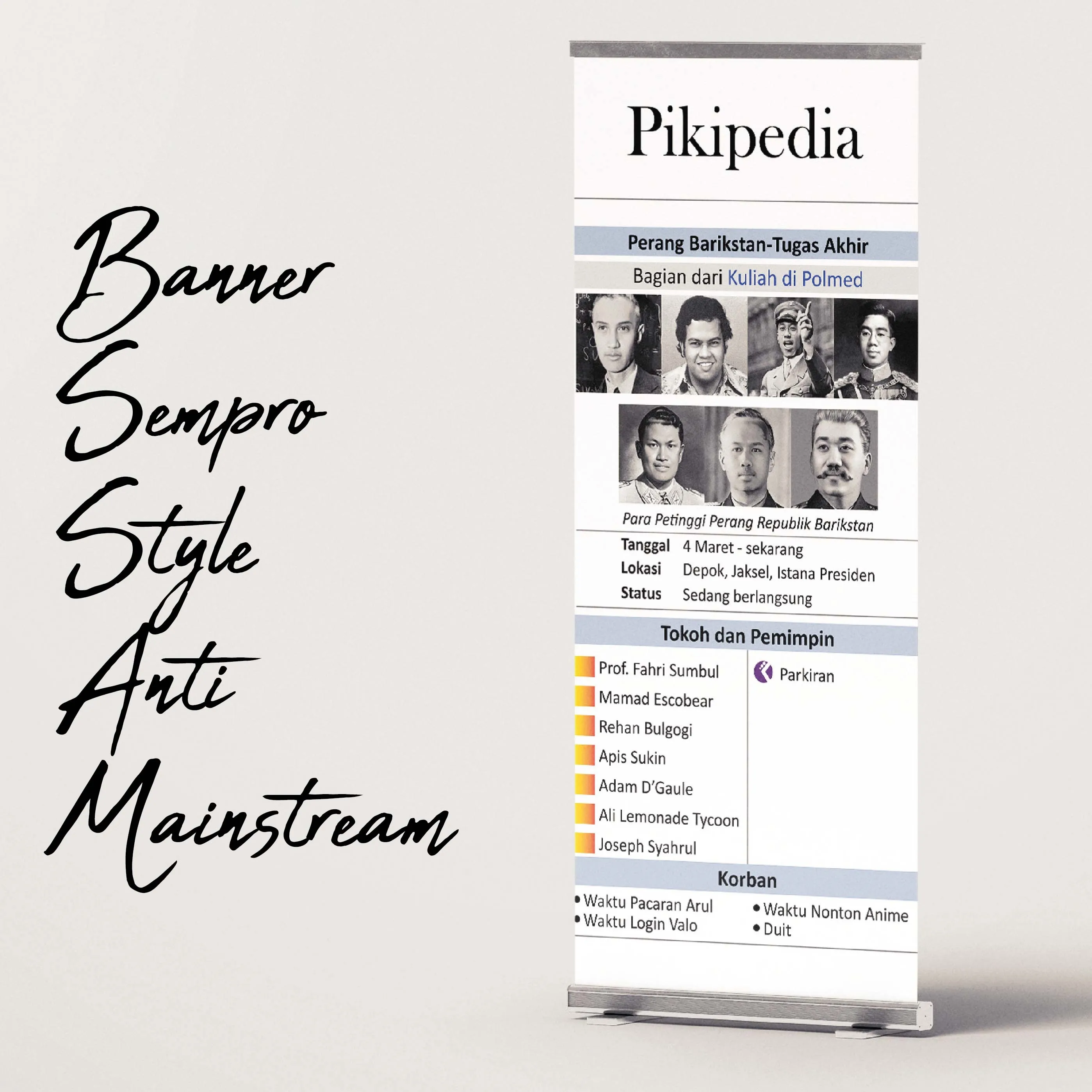 Desain Banner Sempro & Kelulusan anti Mainstream