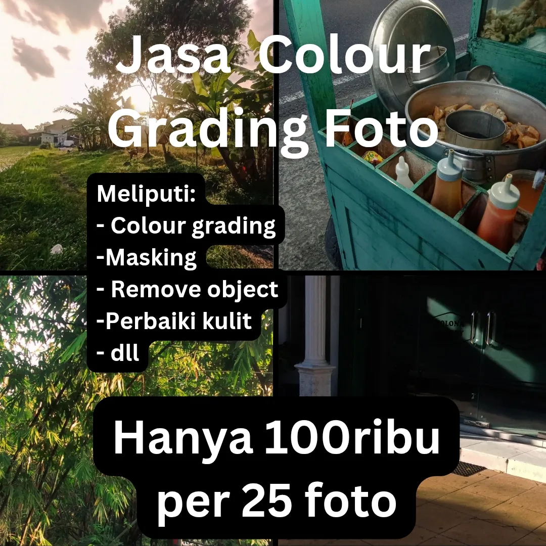 Jasa Profesional Colour Grading Foto