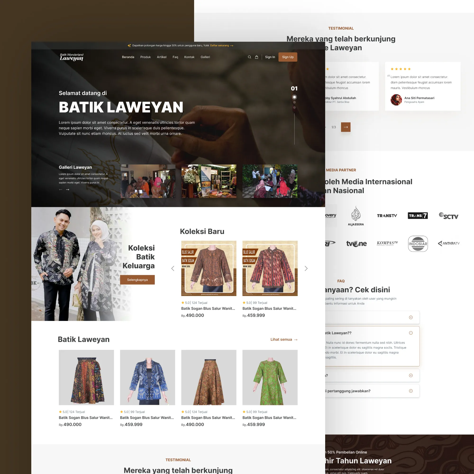 Profesional Desain Web | Elegan & Modern Style