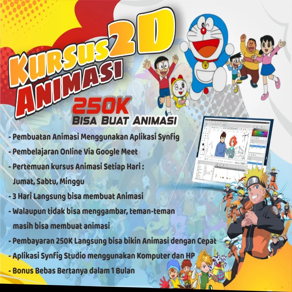 Kursus Animasi 2D Synfig Studio