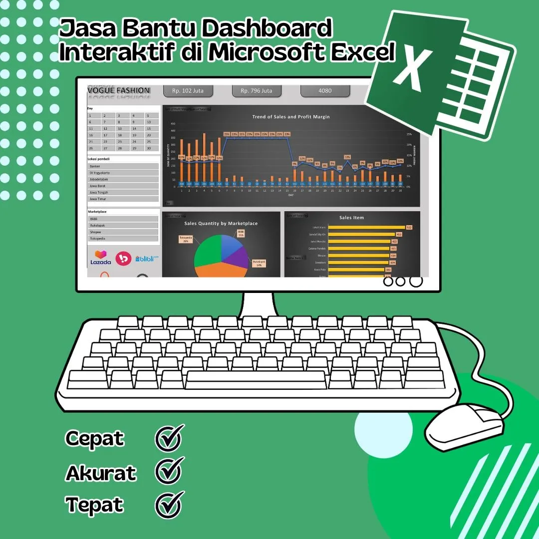 Jasa Data Entry/Input Data, Mulai Rp 99.000, 1 Hari Jadi - Sribu