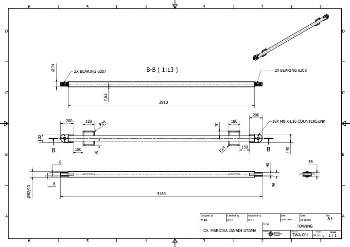 Jasa Drawing & FEA Autodesk Inventor untuk Anda