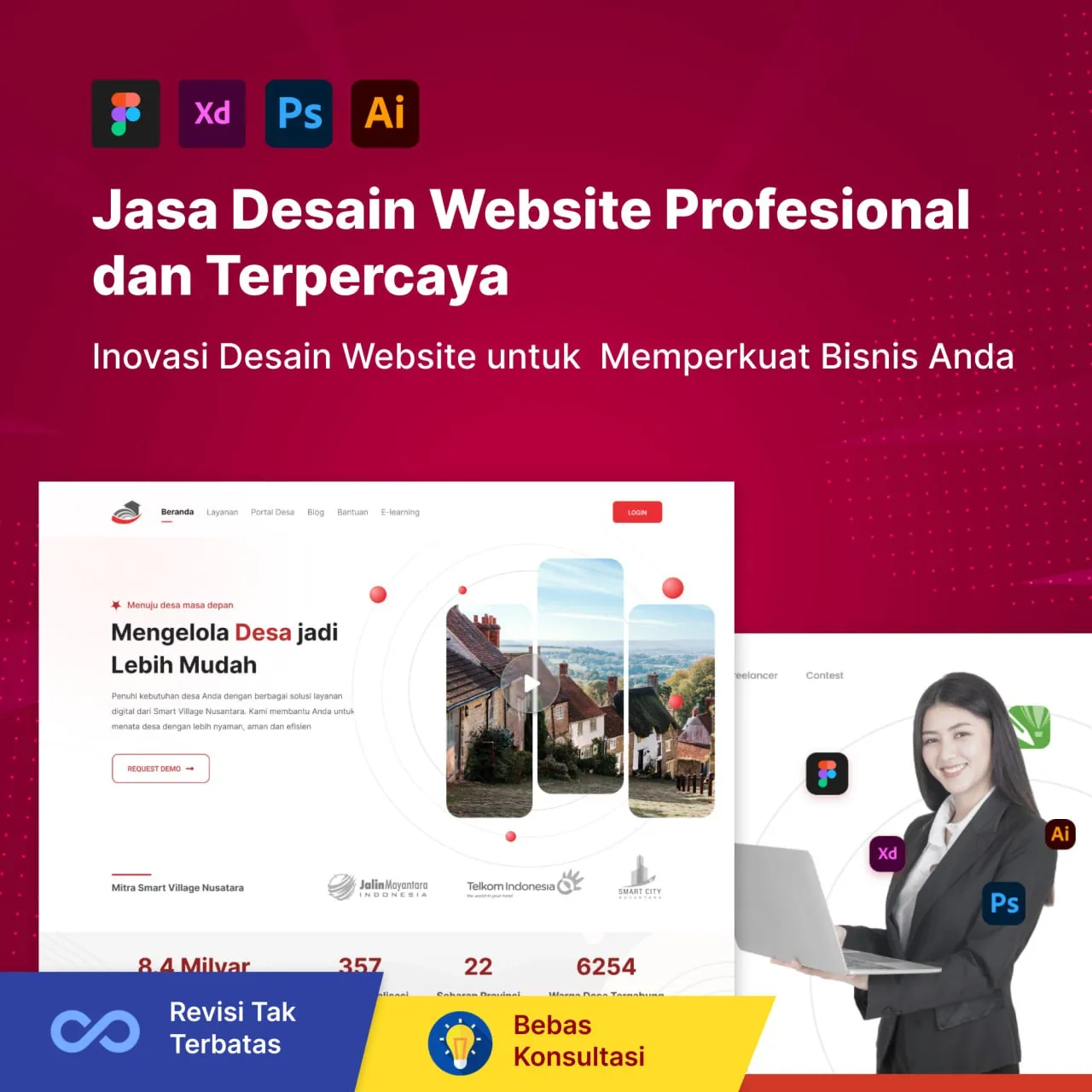 Profesional Desain Web | Elegan & Modern Style