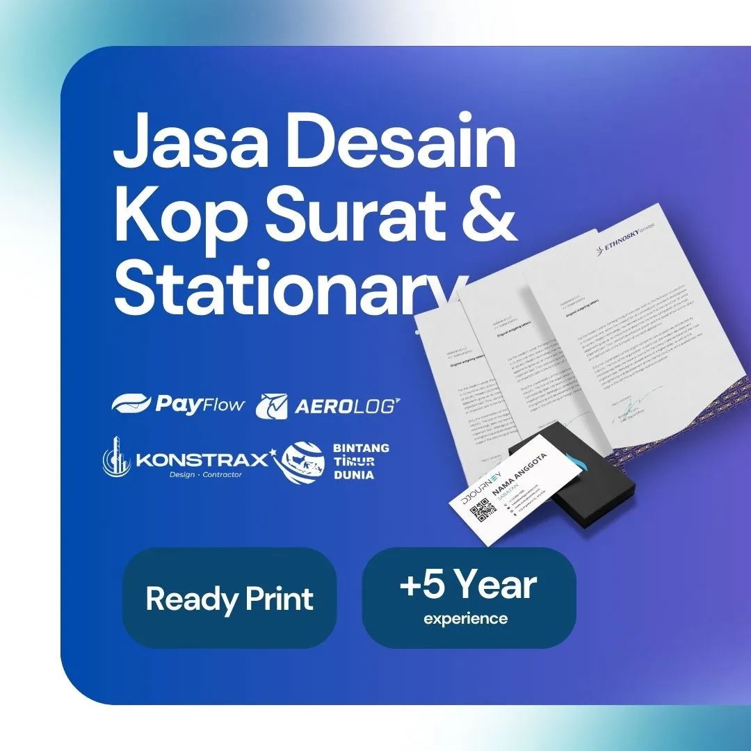 Desain Kop Surat, Kartu Nama Komplit