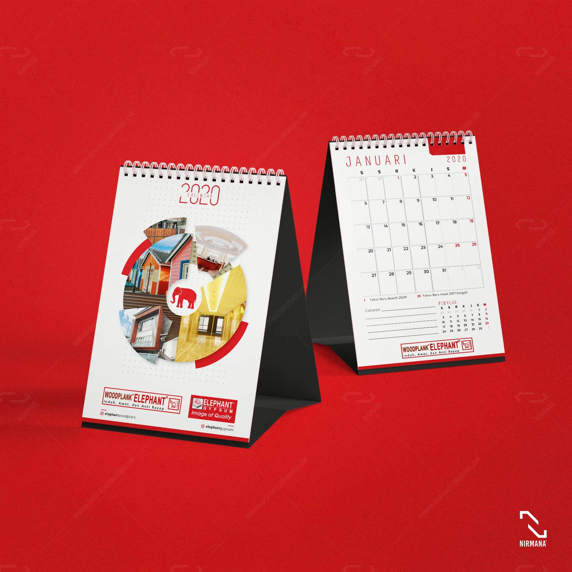 Jasa Desain Kalender Duduk & Dinding #cepat murah